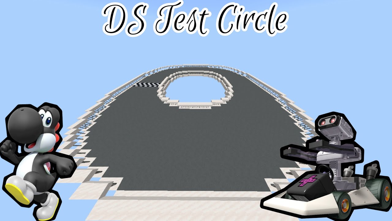 DS Test Circle-Minecraft Mario Kart DS - YouTube