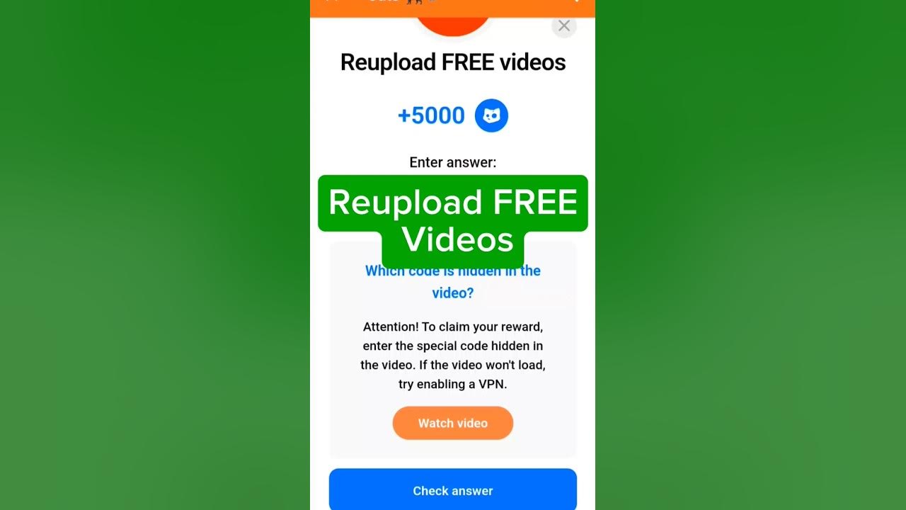 Cats new code today🔥 Reupload FREE Videos | cats code….. #cats #shorts - YouTube