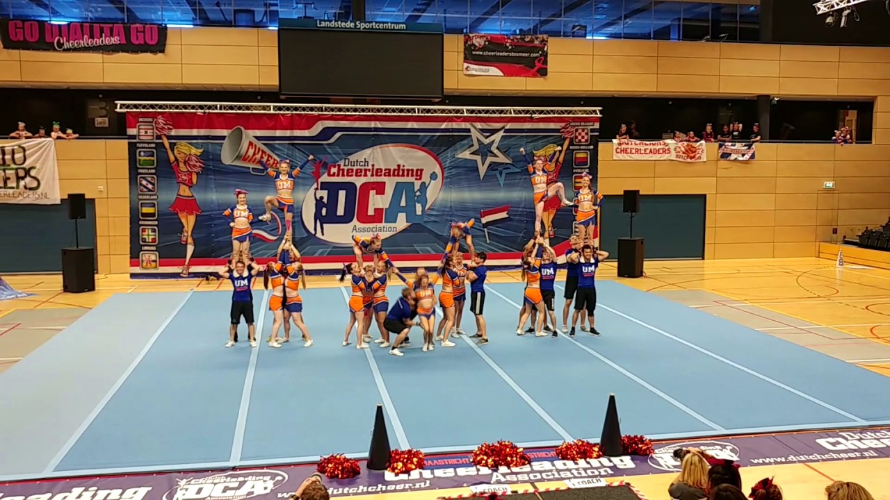 DCA UM Cheerleading Finals performance - YouTube