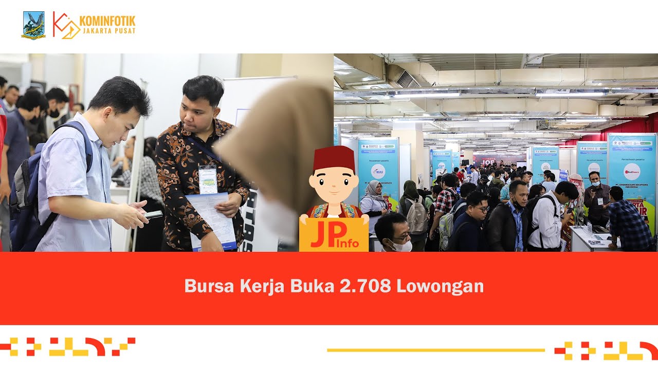 Bursa Kerja Buka 2.708 Lowongan - YouTube
