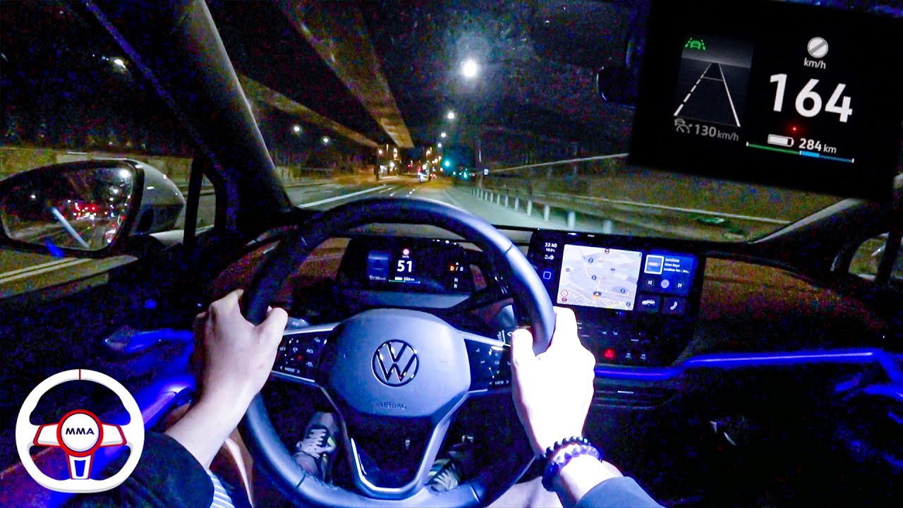 2021 VW ID.4 AUTOBAHN 1st MAX PRO Performance (204HP) NIGHT POV DRIVE ...