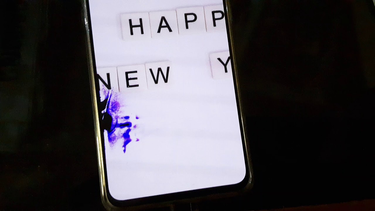 Oneplus Nord Screen issue | Blue ink spreading - YouTube