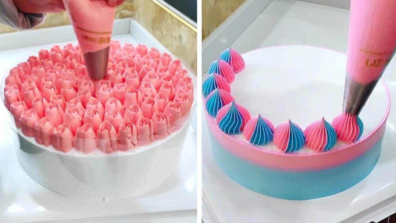 Stunning Cake Decorating Technique Like a Pro | Most Satisfying ...