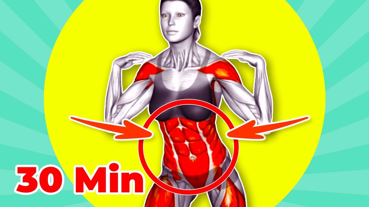 30-MIN Evening Abs Workout At Home - Burn Belly Fat Fast - YouTube