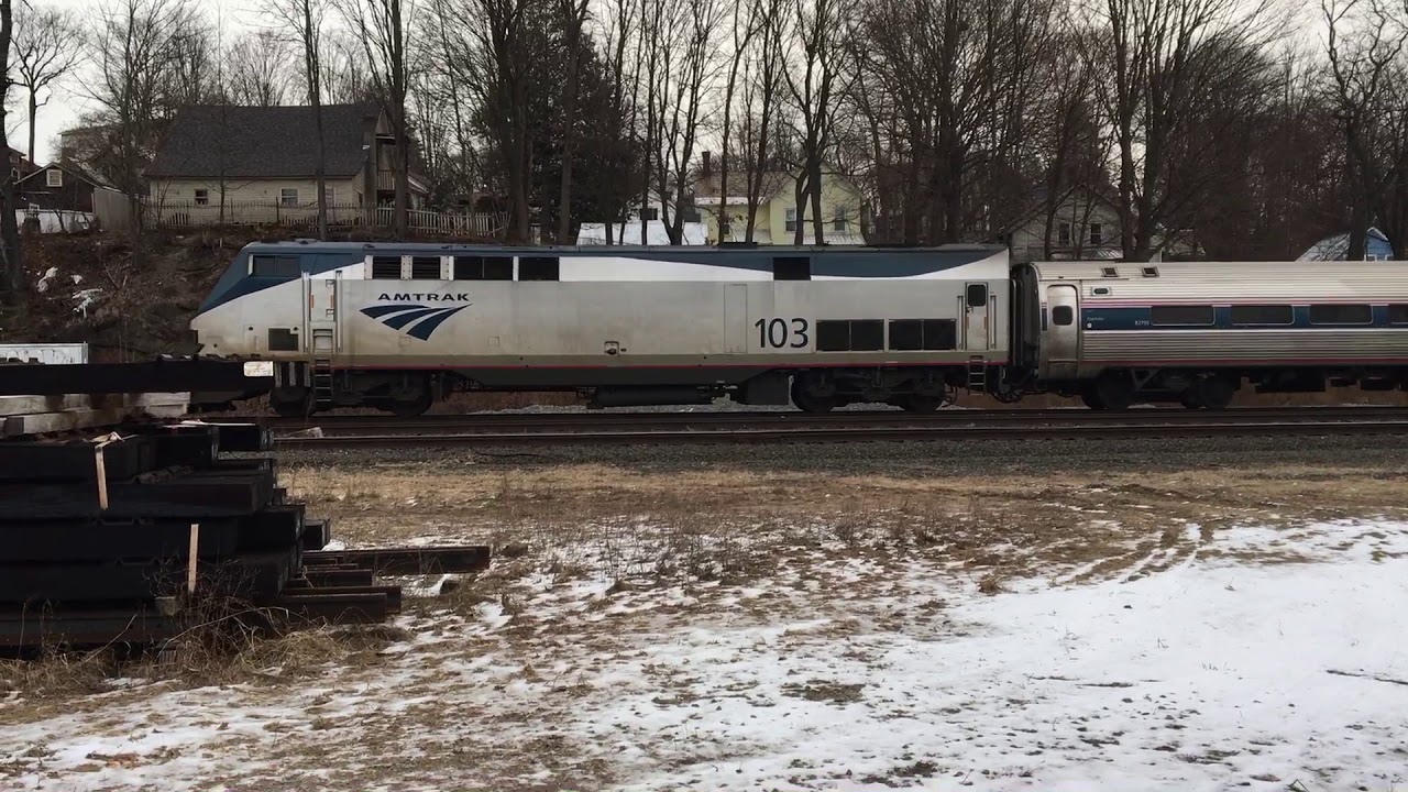 HD AMTK 103 Leads the 400 Valley Flyer on 1-18-2020 @ 08:55 hrs - YouTube