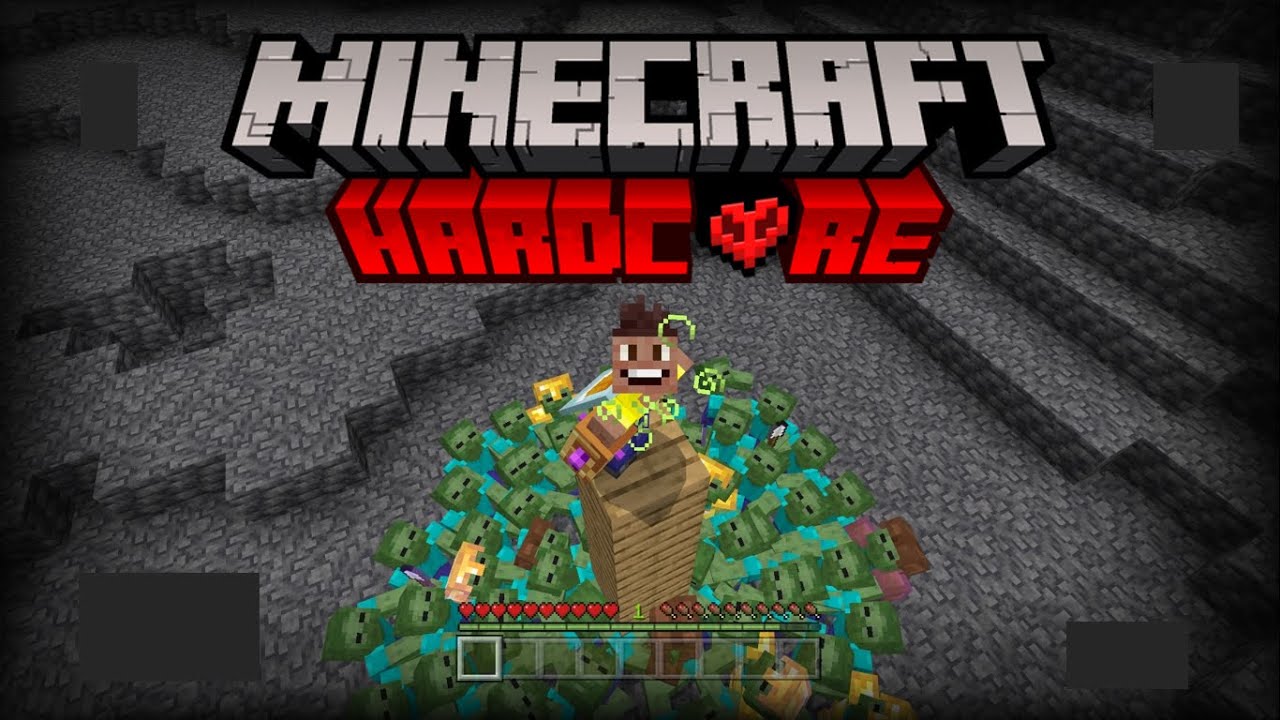 Eu joguei 10 dias no Minecraft HARDCORE - YouTube