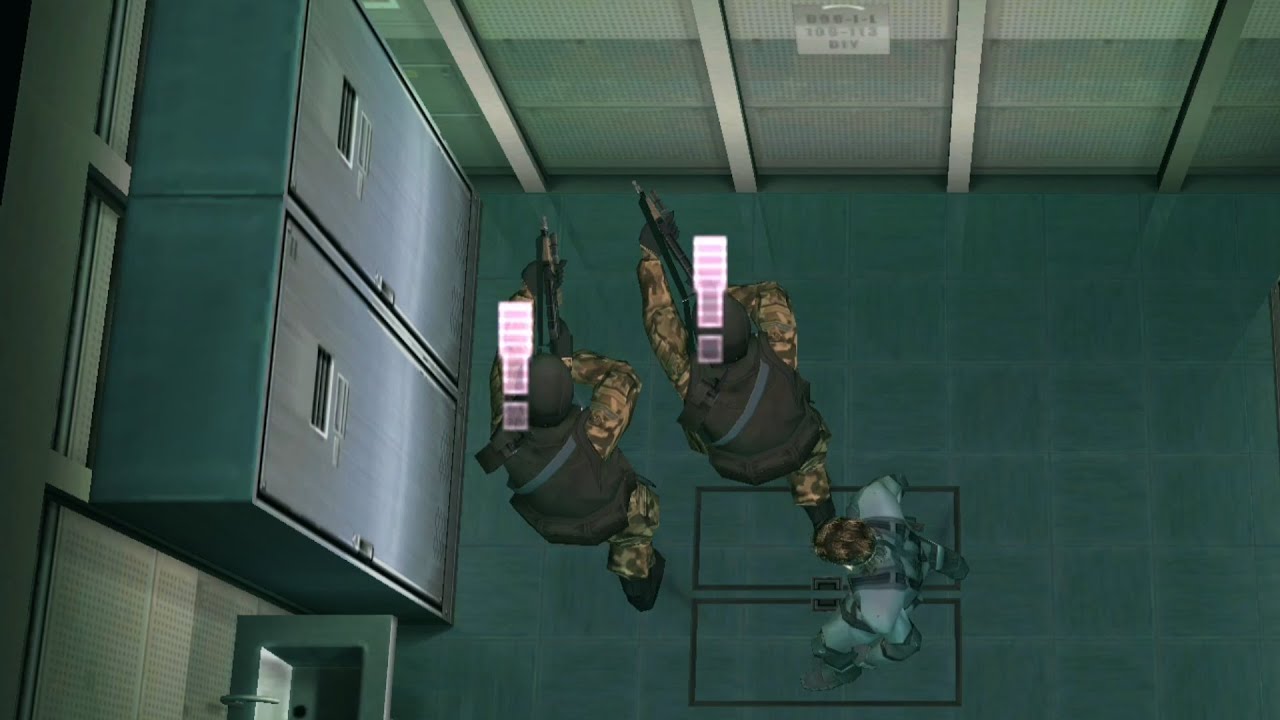 MGS2 - Guards Turned On By Wall - YouTube