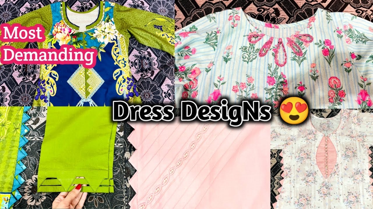 Decent And Elegant Dress Designing Ideas || Latest Dress Designing ...