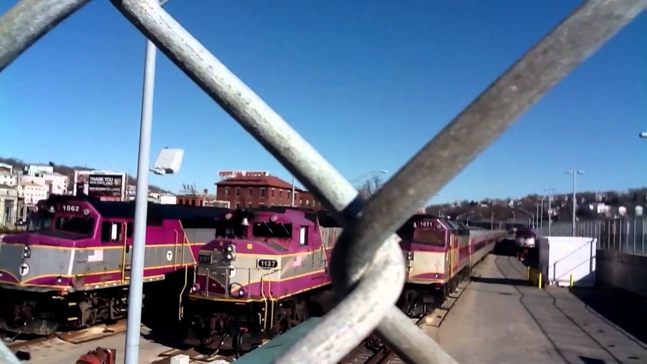 MBTA in Worcester - YouTube