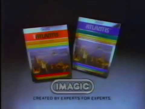 80's Ads: Imagic Atlantis Video Game for Atari and Intellevision 1982 ...