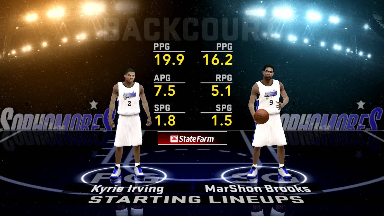 NBA 2K12 2012 Draft Class Rookie Sophomore Game (Rising Stars Challenge ...