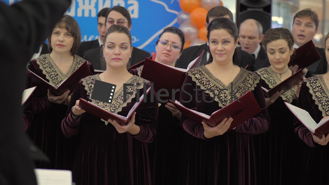 Performance of choir with director - YouTube