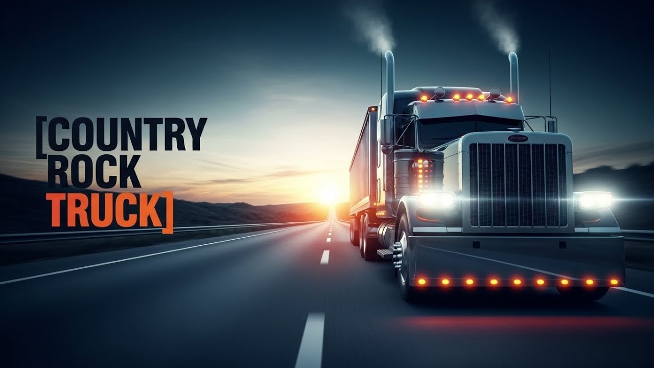 Highway Country Rock 🤠 Trucker Music for Night Driving & Long Miles ...
