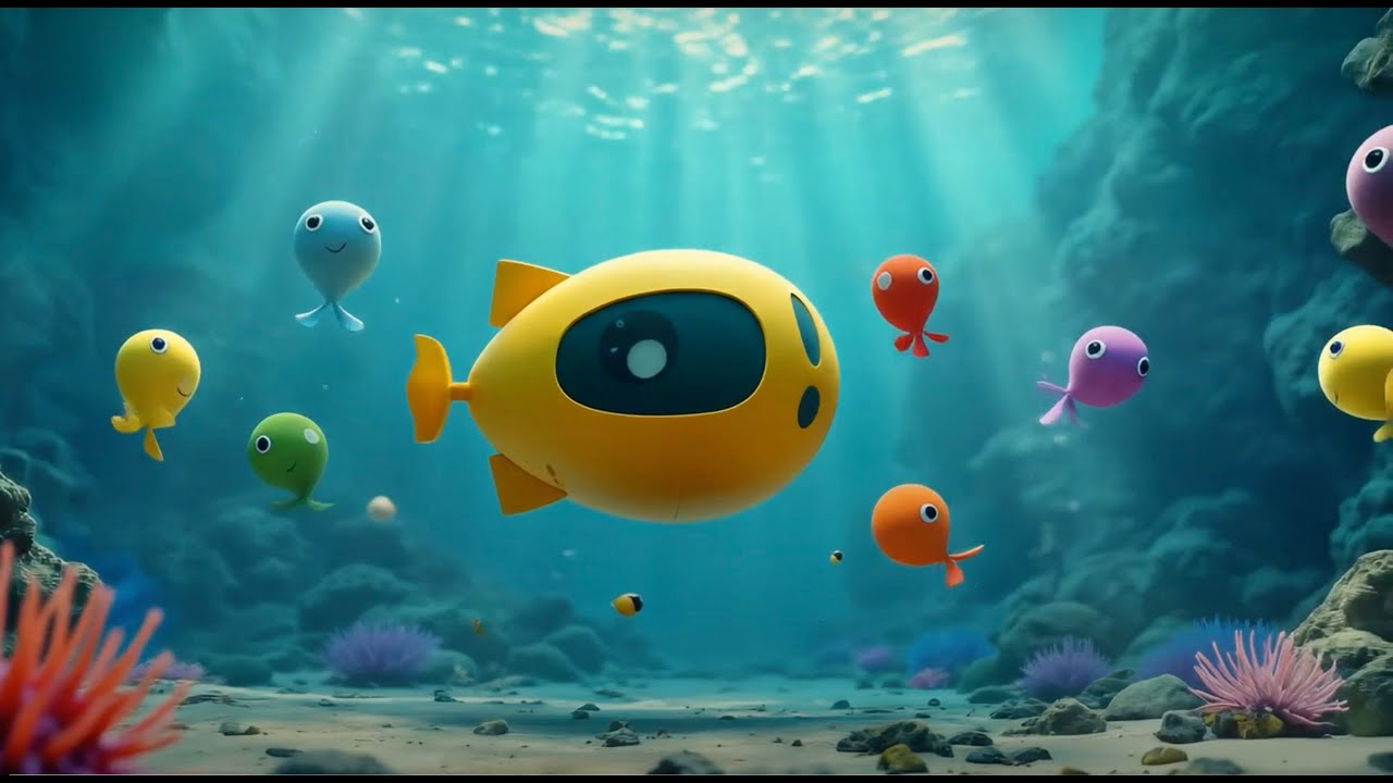 LEARN Polar SEA ANIMALS Adventure with Hopscotch & The Color Blobs ...