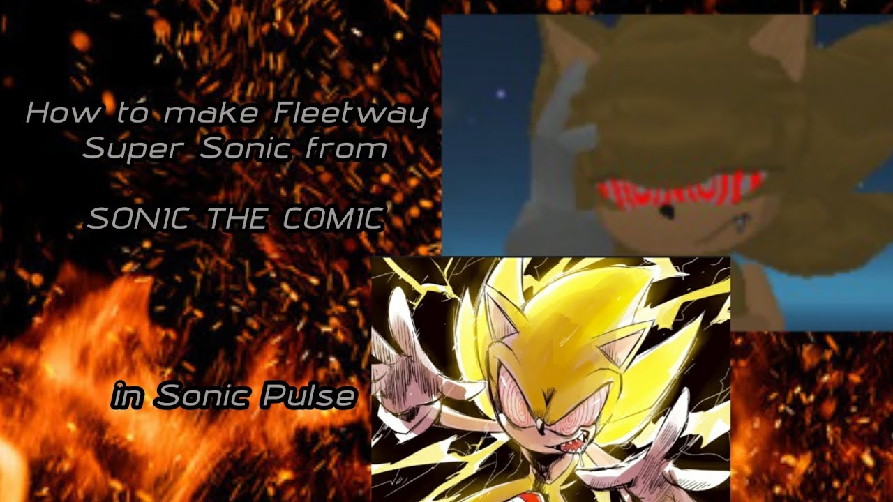 How to make a simple Fleetway Super Sonic in "Sonic Pulse" Roblox - YouTube