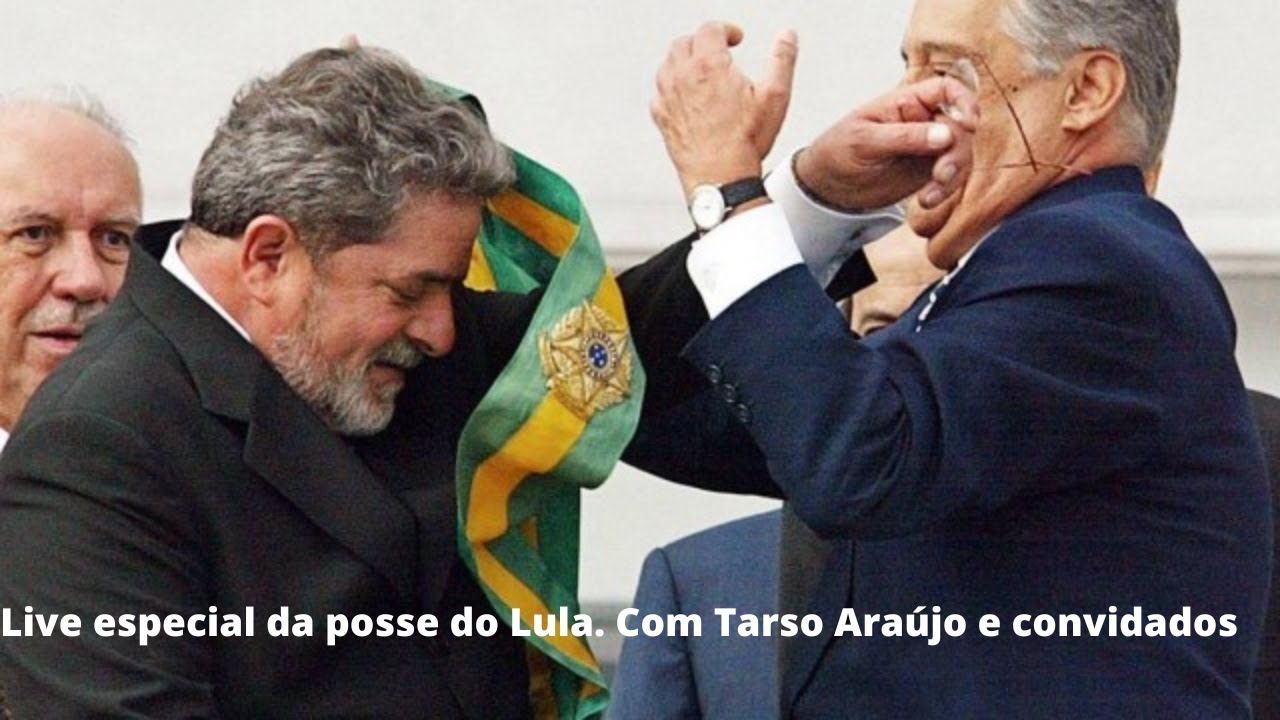 Live especial da posse do Lula. Com Tarso Araújo e convidados - YouTube