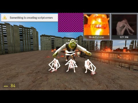 THE SHREK EXTREME & SCP 096 IS CRAZY | GARRY'S MOD