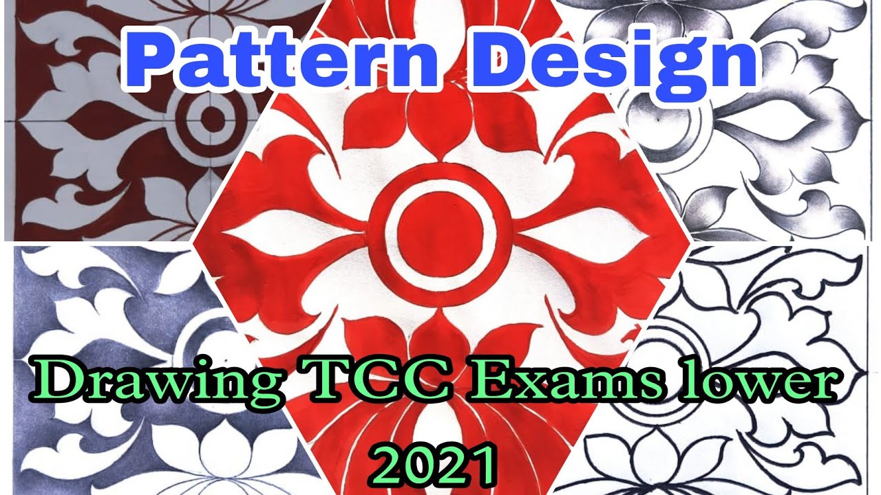 pattern design#Tcc exams#drawing lower#lower grade#2021 paper - YouTube