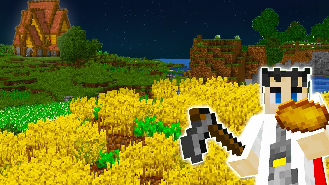 Building a Beautiful Wheat Field in Minecraft - How to Stop Burnout ...