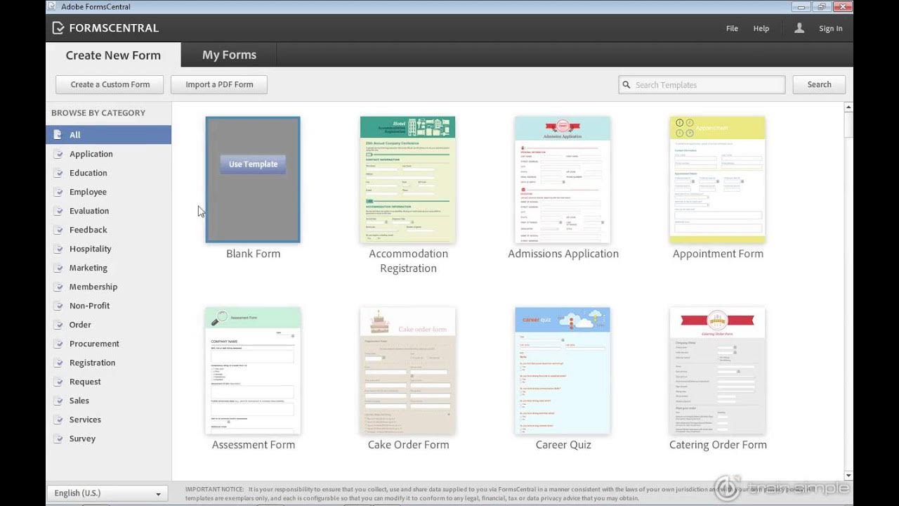 Acrobat XI Tutorial What is FormsCentral - YouTube