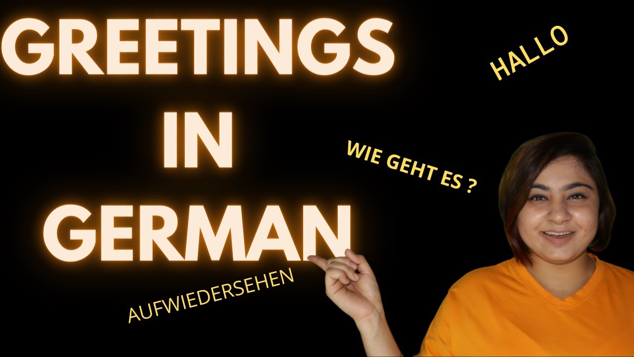 Learn German | Greetings in German | German for beginners | A1 - Lesson ...
