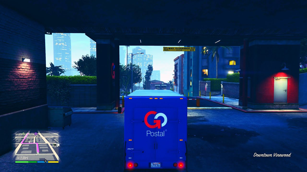 Grand Theft Auto V - GO Postal Mail Delivery - YouTube