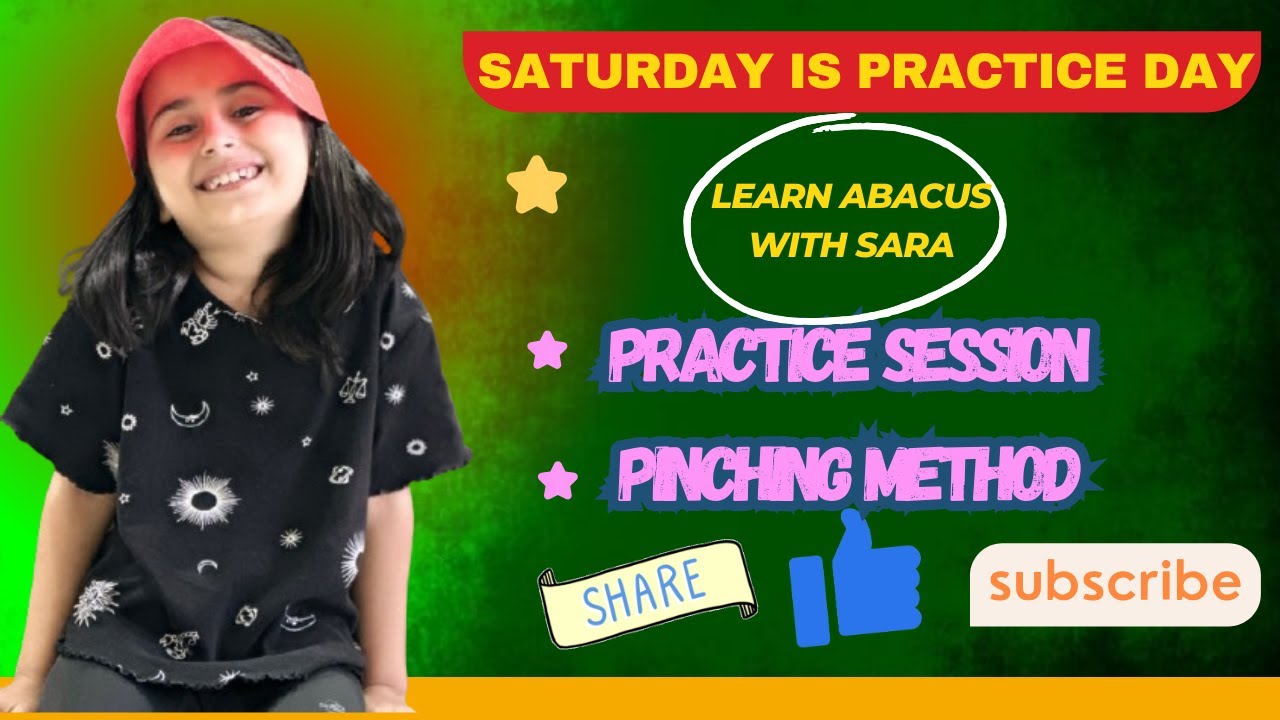 Saturday Abacus Practice Session | Pinching Method for 3 & 4 Rows ...