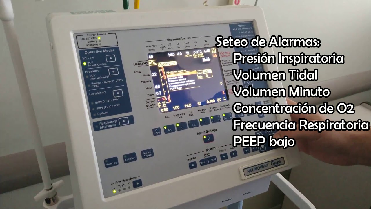 Capacitación Respirador NEUMOVENT GRAPH - INGENIERÍA CLÍNICA - HOSPITAL ...
