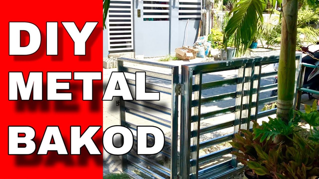 DIY | Home Improvent update | Ginawa ko bakod namin #diy #borland - YouTube