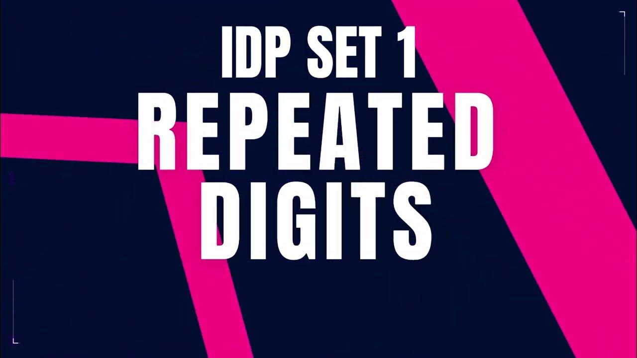 Repeated Digits | IDP Set 1 | Python Coding Tips Tricks | Python IDP | Nxtwave CCBP 4.0 Nxtwave ...