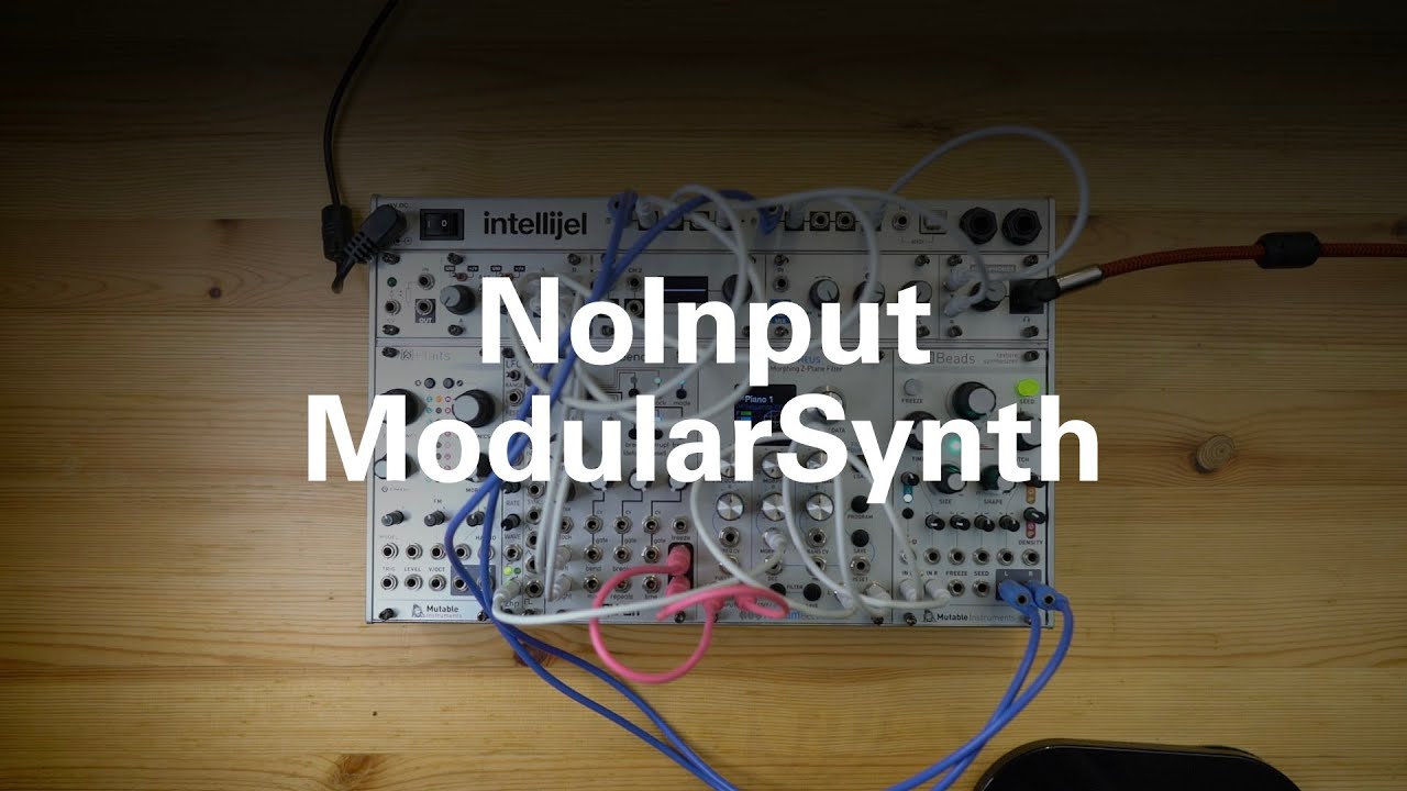 No Input Modular Synth | Feedback Morpheus Piano1, Beads & Data Bender - YouTube