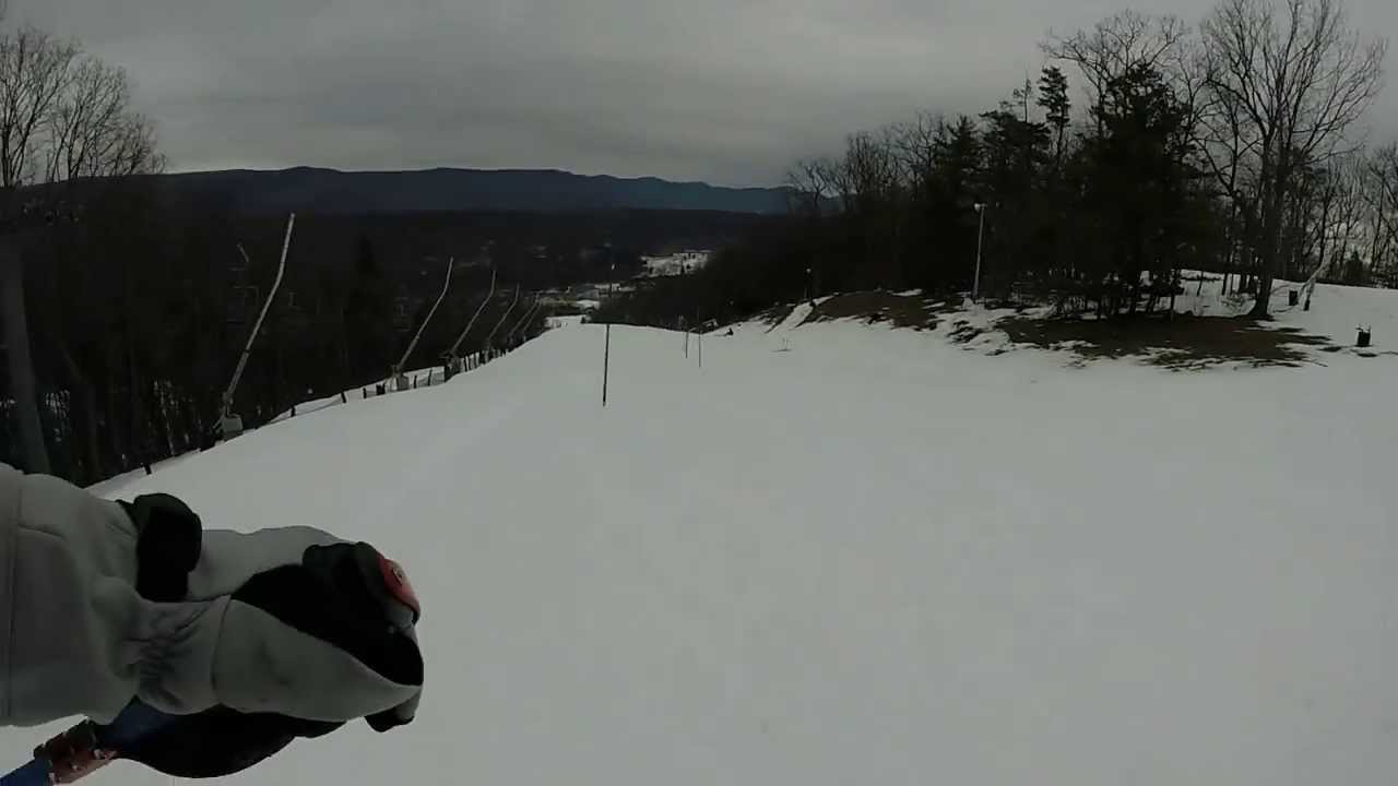 USCSA Slalom Ski Race Crash - YouTube