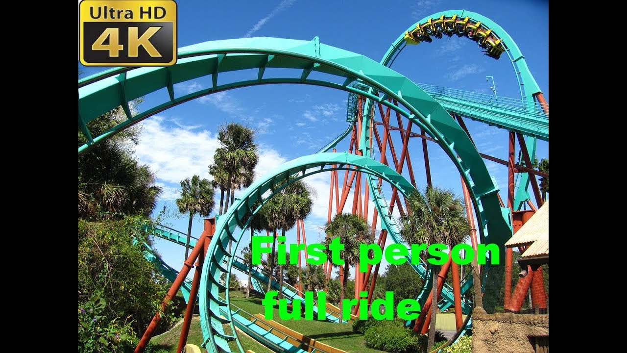 Kumba roller coaster @ busch gardens Tampa 2018 - YouTube