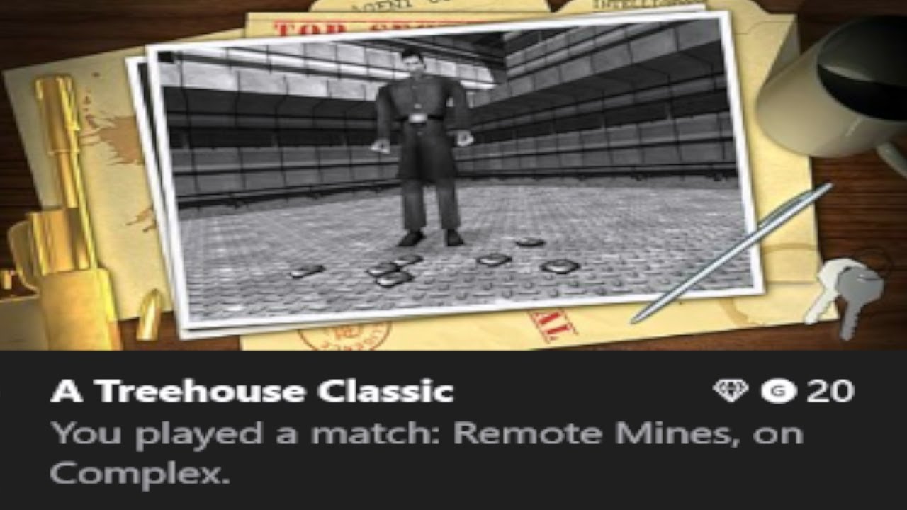 Goldeneye 007 Achievement A Treehouse Classic - YouTube