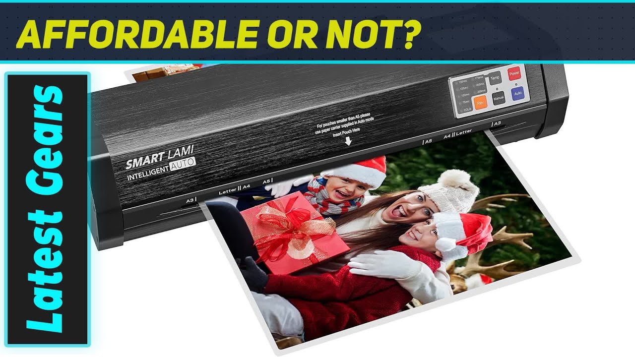 Best Laminator for Heavy Duty Use? SINCHI Auto Sense Laminating Machine ...