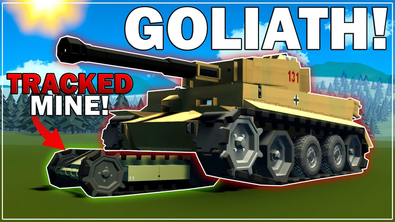 Goliath Tracked Mine EXPLODES A Tiger! - YouTube
