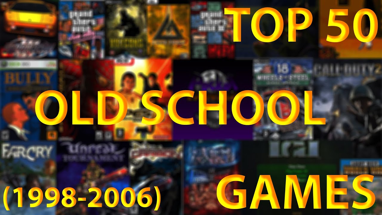 TOP 50 OLD SCHOOL GAMES - YouTube