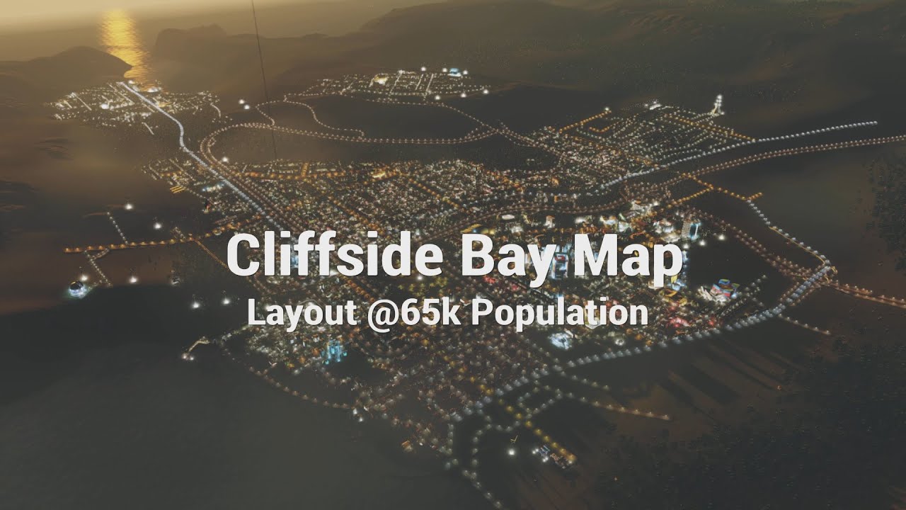 Cities Skylines PS5 Cliffside Bay Layout - YouTube