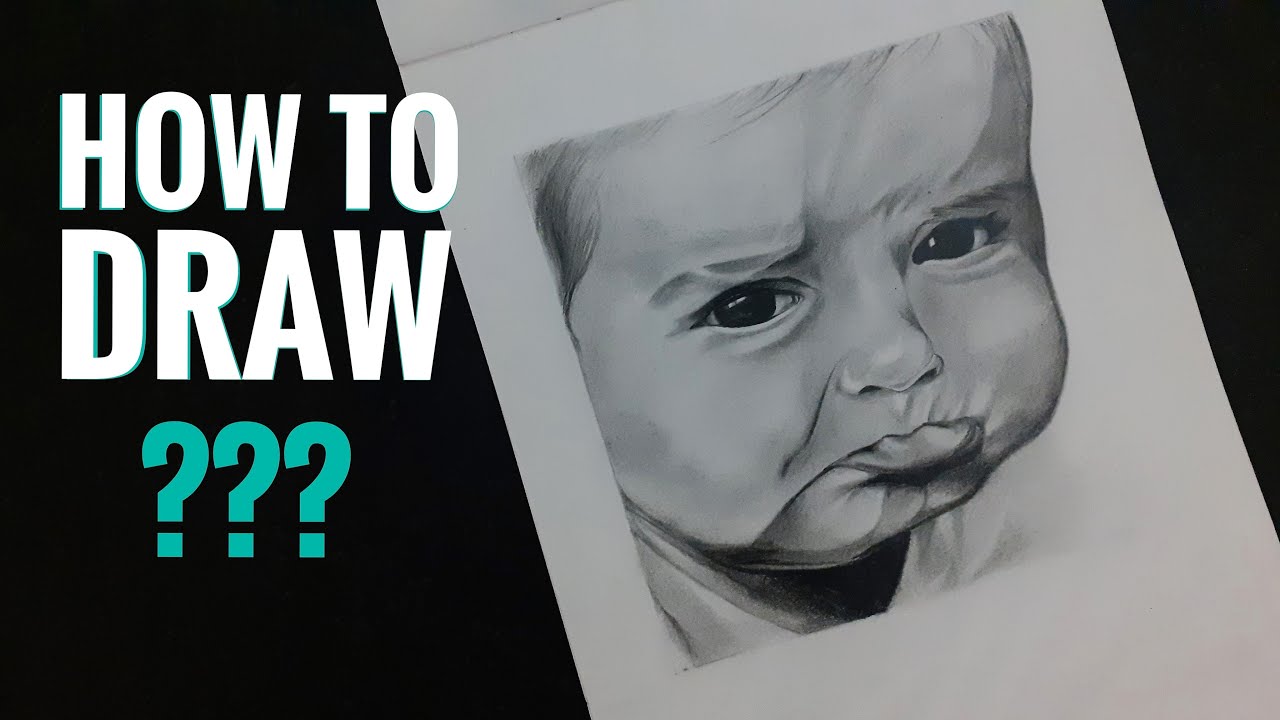 How To Draw a Realistic Crying Baby | Step By Step | Tutorial | ART ...