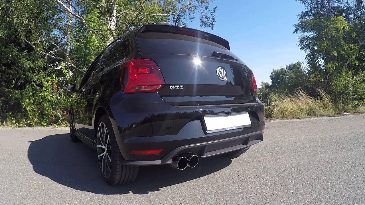 VW Polo 6R GTI 1,8l 141kW mit FOX Exhaust System - YouTube