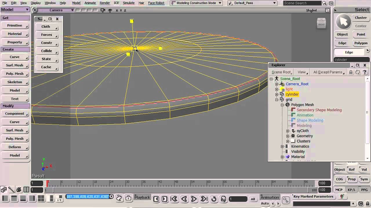 Syflex in Autodesk|Softimage - YouTube
