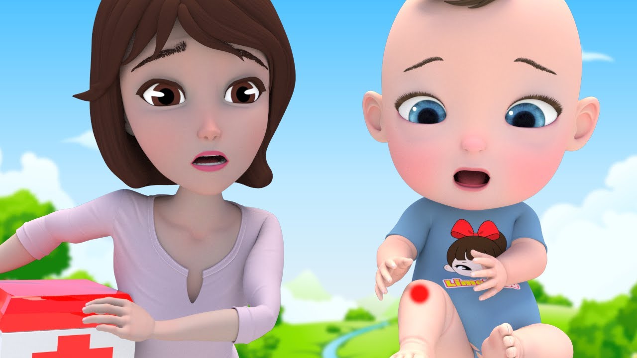 Color The Boo Boo Story English Song Kids Nursery Rhymes | Super Lime ...