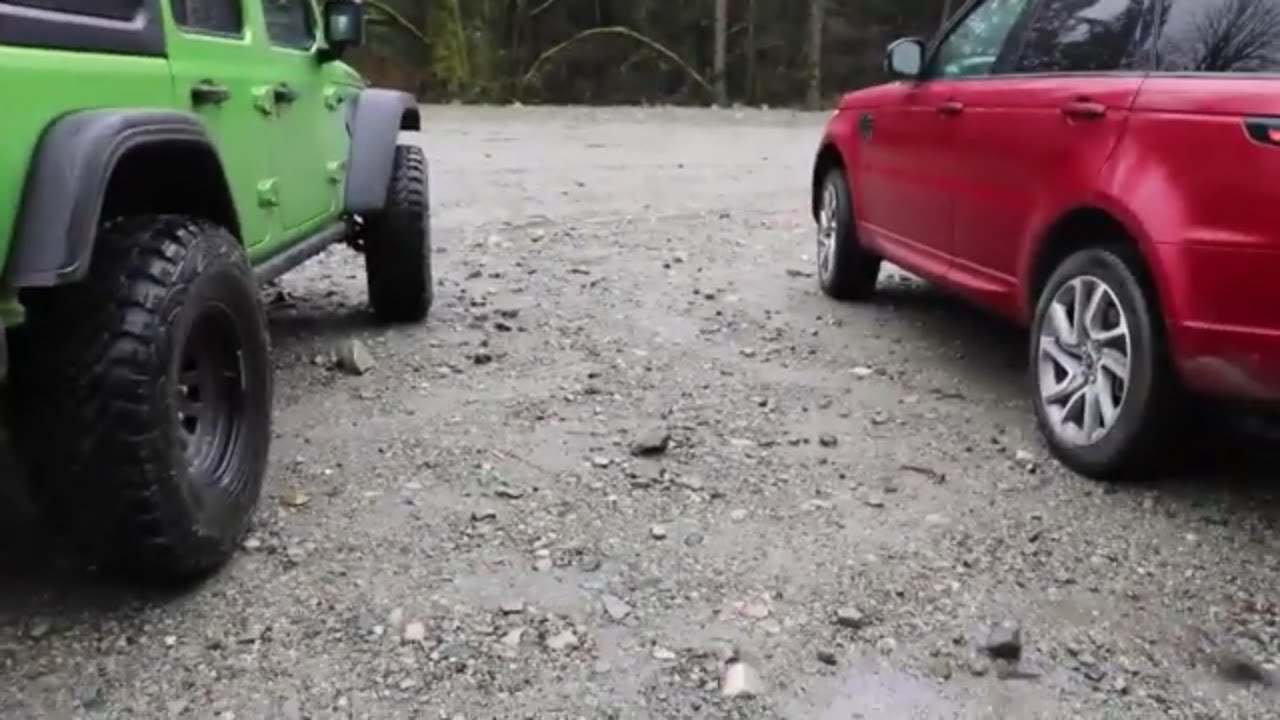 Jeep Wrangler Rubicon JL vs Range Rover Sport #rangerover # ...