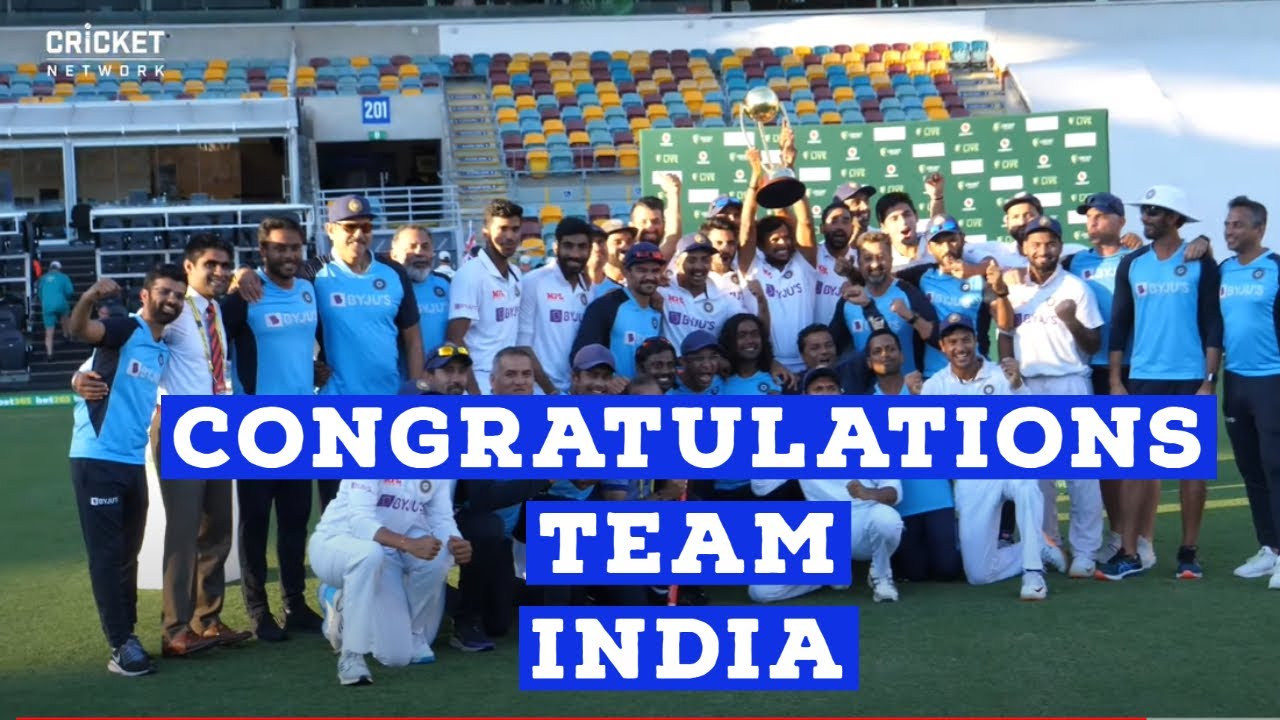 India celebrate a win for the ages at the Gabba | Test Series 2020-21 ...