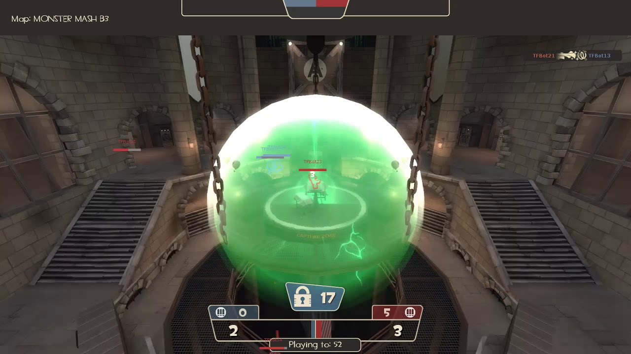 TF2: TFBot Player Destruction Support (demo) - YouTube