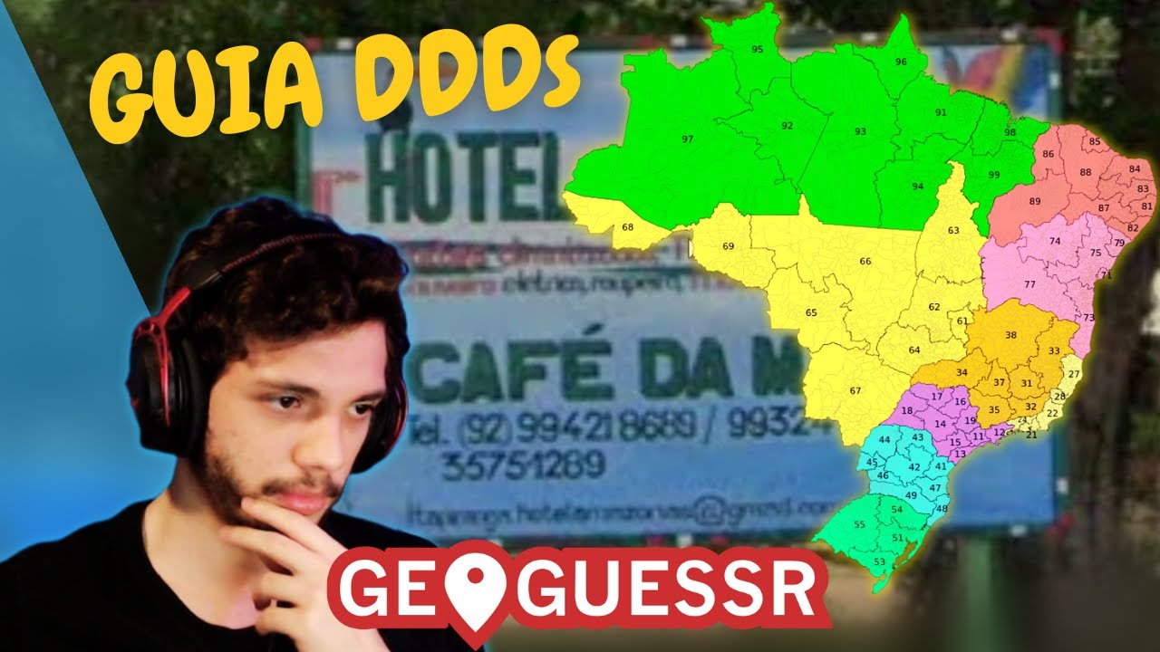Estudando os DDDs do Brasil para melhorar no GeoGuessr - YouTube