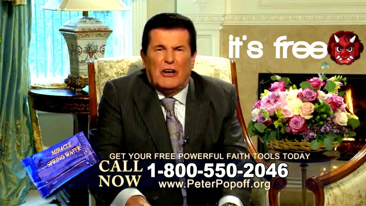 Peter Popoff Miracle Spring Water Review Video🤣(Scammer) - YouTube