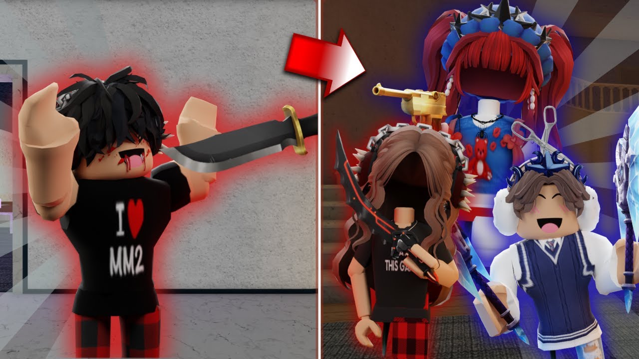 MM2 but If I DIE, I BECOME other MM2 YOUTUBERS.. - YouTube