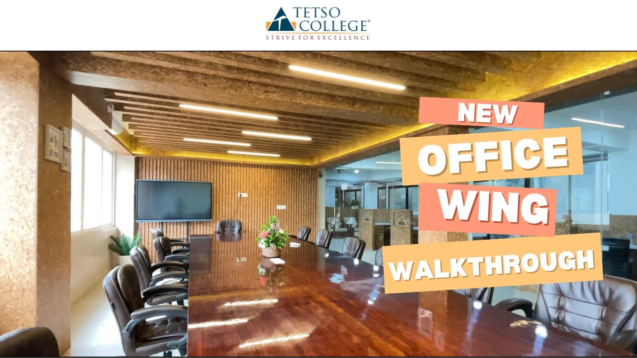 Tetso College New Office Wing | Walkthrough | - YouTube