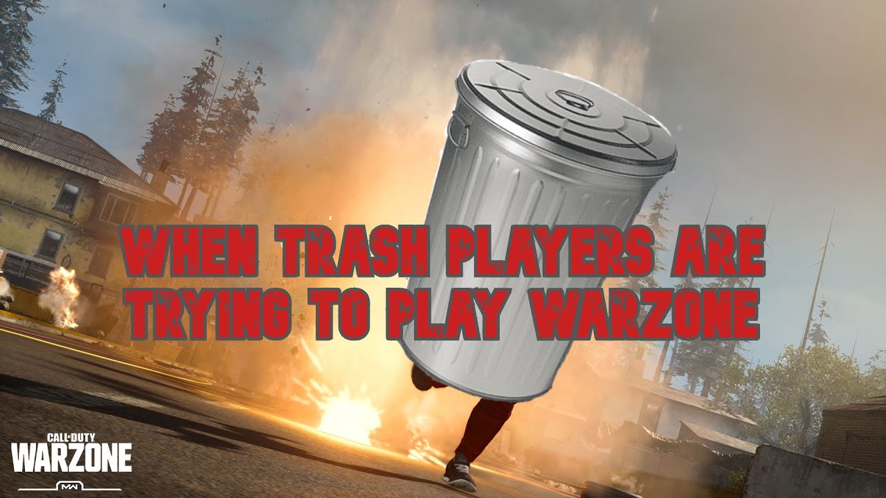 TRASH CoD player tries to play Warzone - YouTube